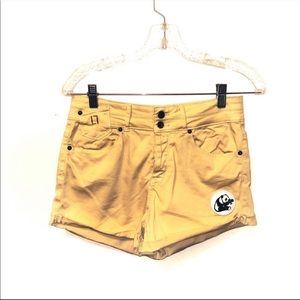 Lifted Bottoms | Shorts | Lifted Bottoms Yellow Panda Shorts | Poshmark